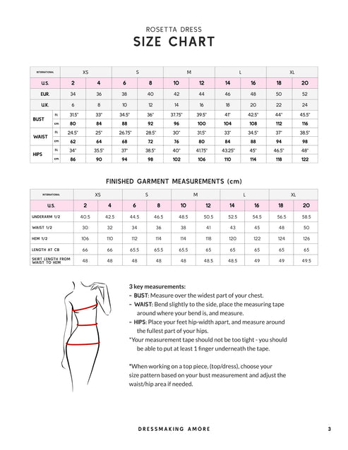 Rosetta Dress PDF Pattern – Dressmaking Amóre