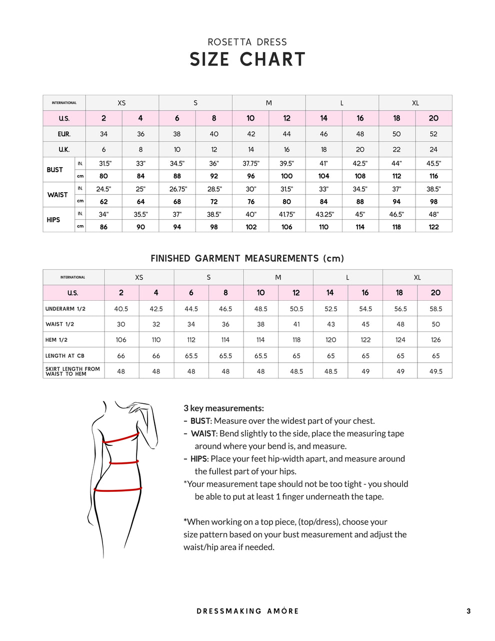 Rosetta Dress PDF Pattern – Dressmaking Amóre