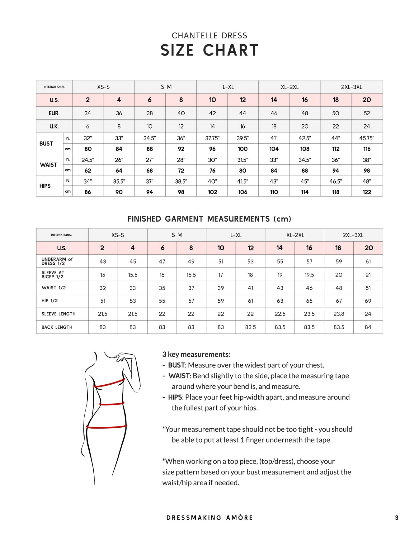 Chantelle Square-Neck Dress Sewing Pattern by Dressmaking Amóre