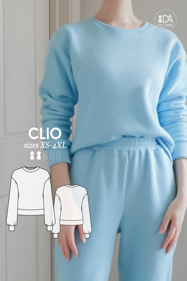 Clio Sweater & Luna Sweatpants PDF Sewing Pattern Bundle by Dressmaking ...