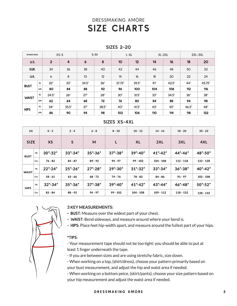 June Crop Top & Brandy Wide Pants PDF Sewing Pattern Bundle by Dressmaking Amóre