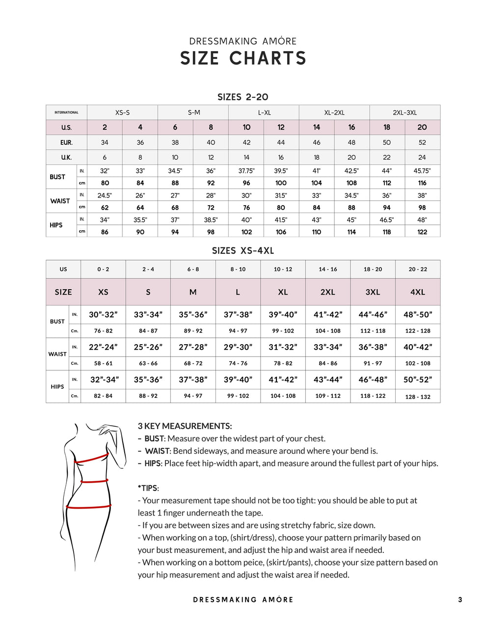 Dolly Stretch Knit Slip for Dress Sewing Pattern by Dressmaking Amóre