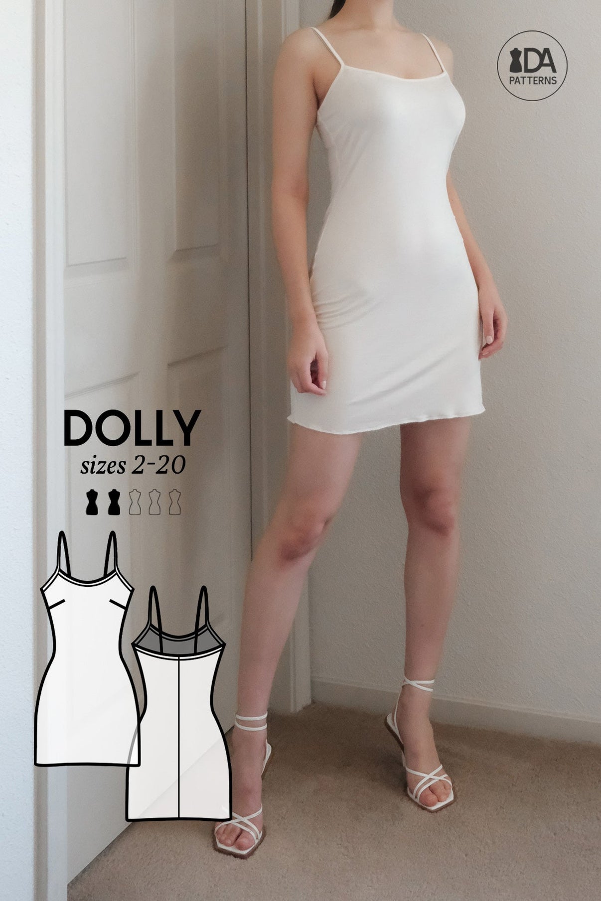 Dolly Stretch Knit Slip for Dress Sewing Pattern by Dressmaking Amóre