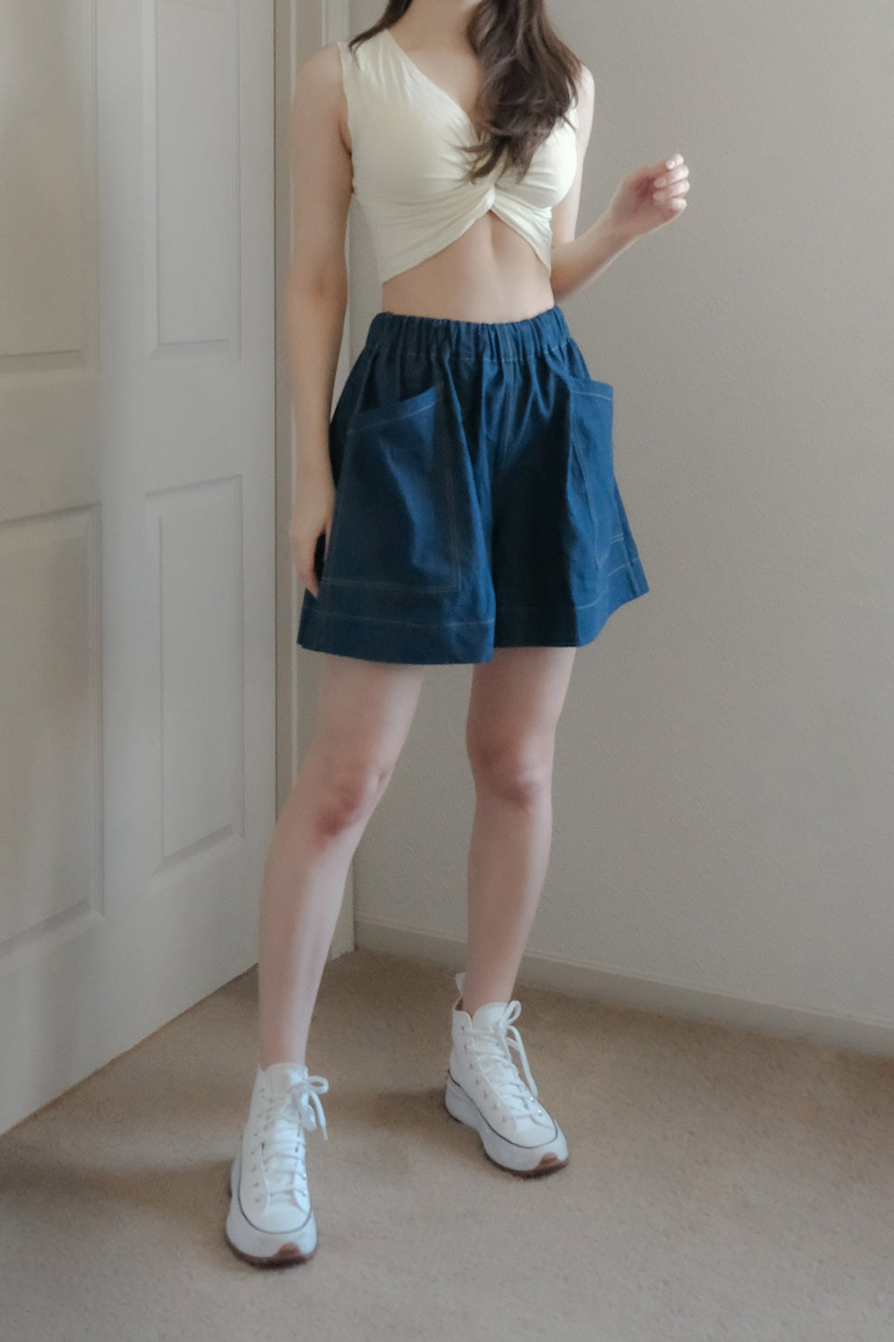 Andy Wide-Leg Shorts Sewing Pattern by Dressmaking Amóre