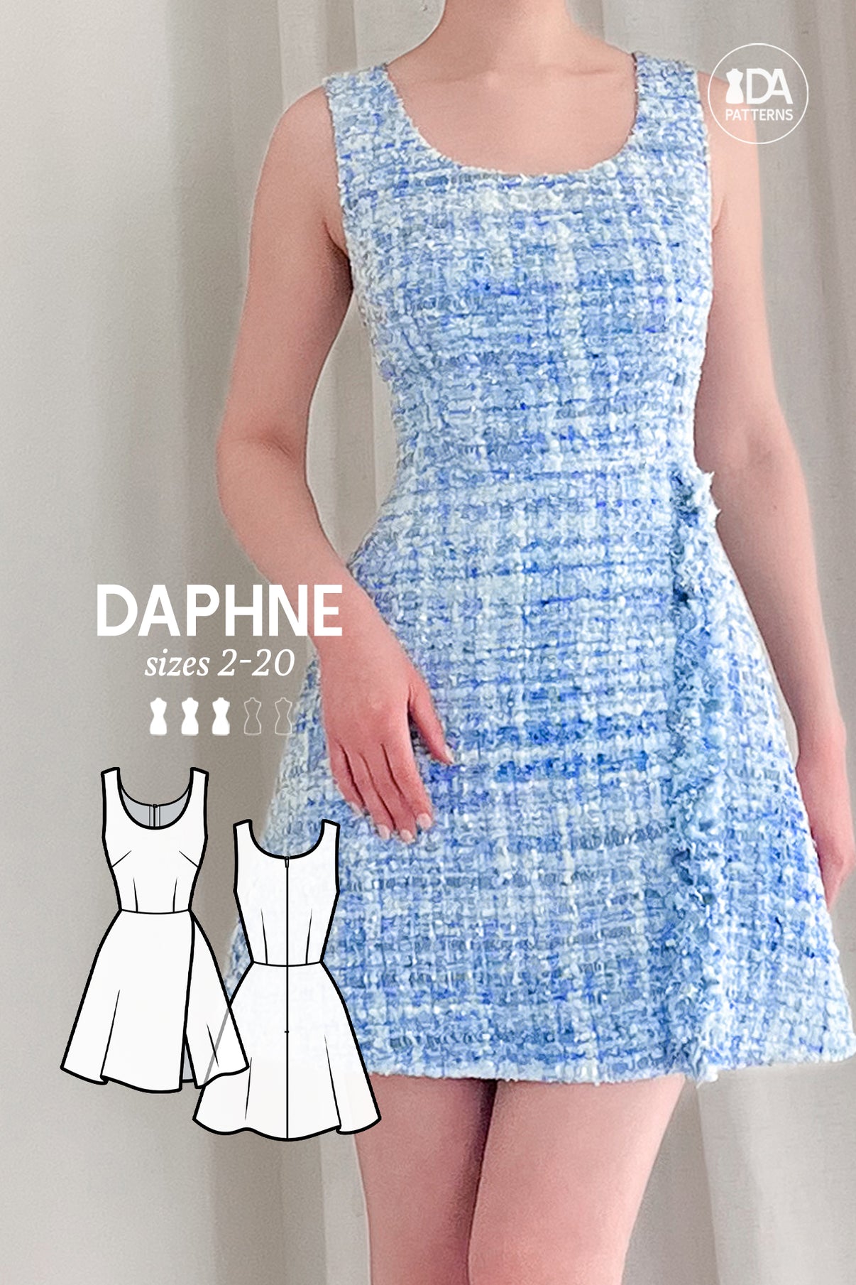 Daphne Dress Sewing Pattern by Dressmaking Amore – Dressmaking Amóre