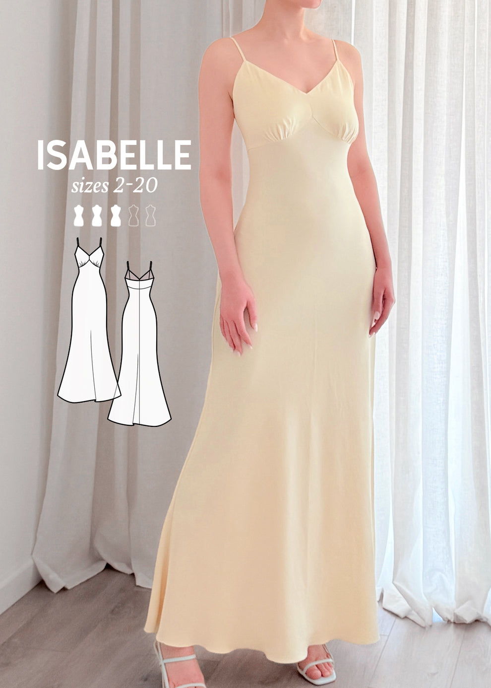 Isabelle Dress Sewing Pattern by Dressmaking Amore – Dressmaking Amóre