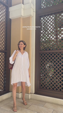CÉCILE Peasant-Style Balloon Sleeve Dress Sewing Pattern by Dressmaking ...