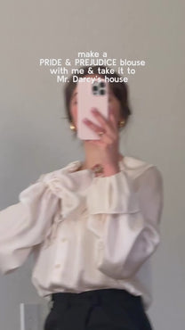 Austen Ruffled Top Sewing Pattern by Dressmaking Amóre