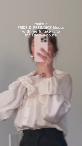 Austen Ruffled Top Sewing Pattern by Dressmaking Amóre