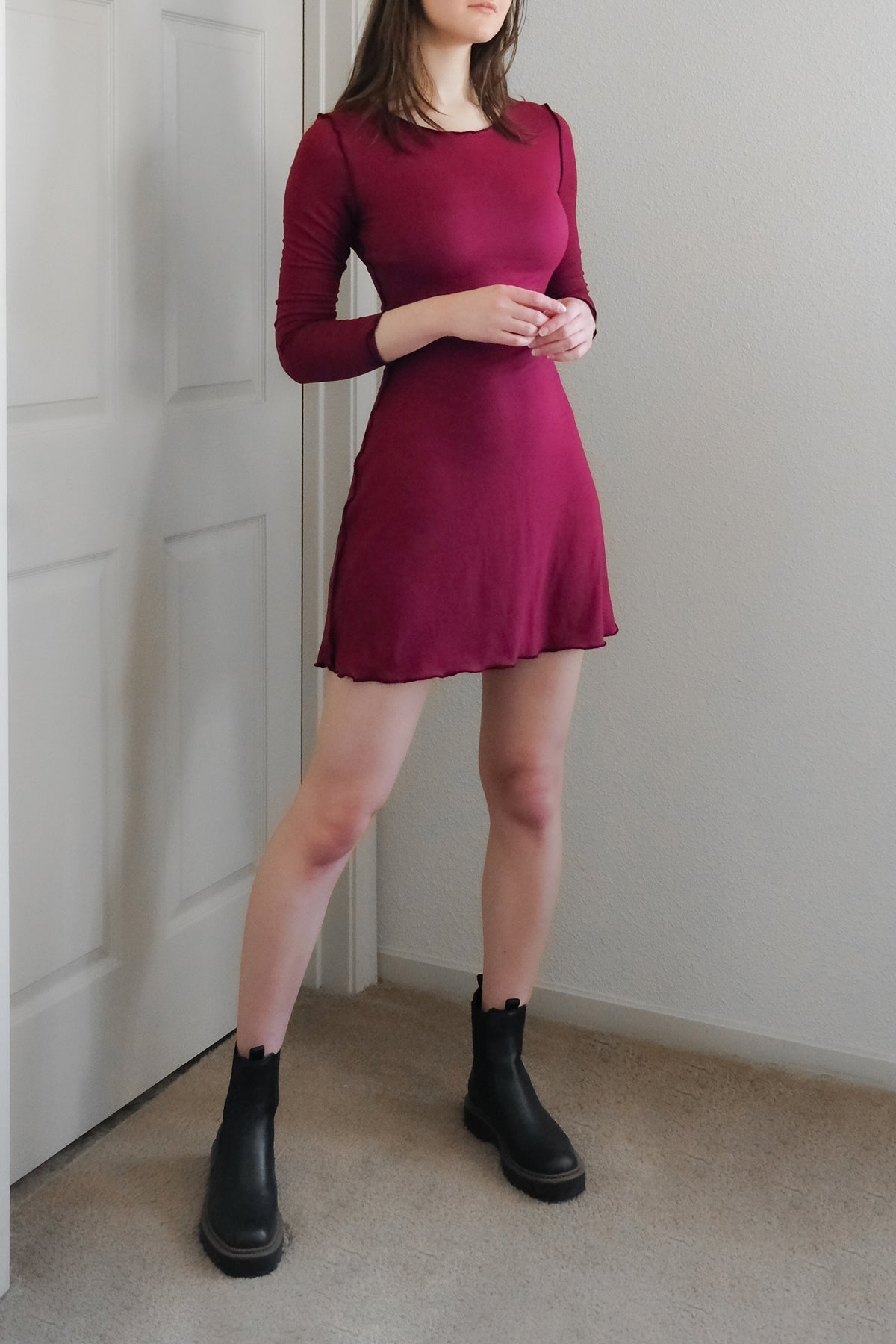 Ruby Fitted Long Sleeve Dress Sewing Pattern by Dressmaking Amóre